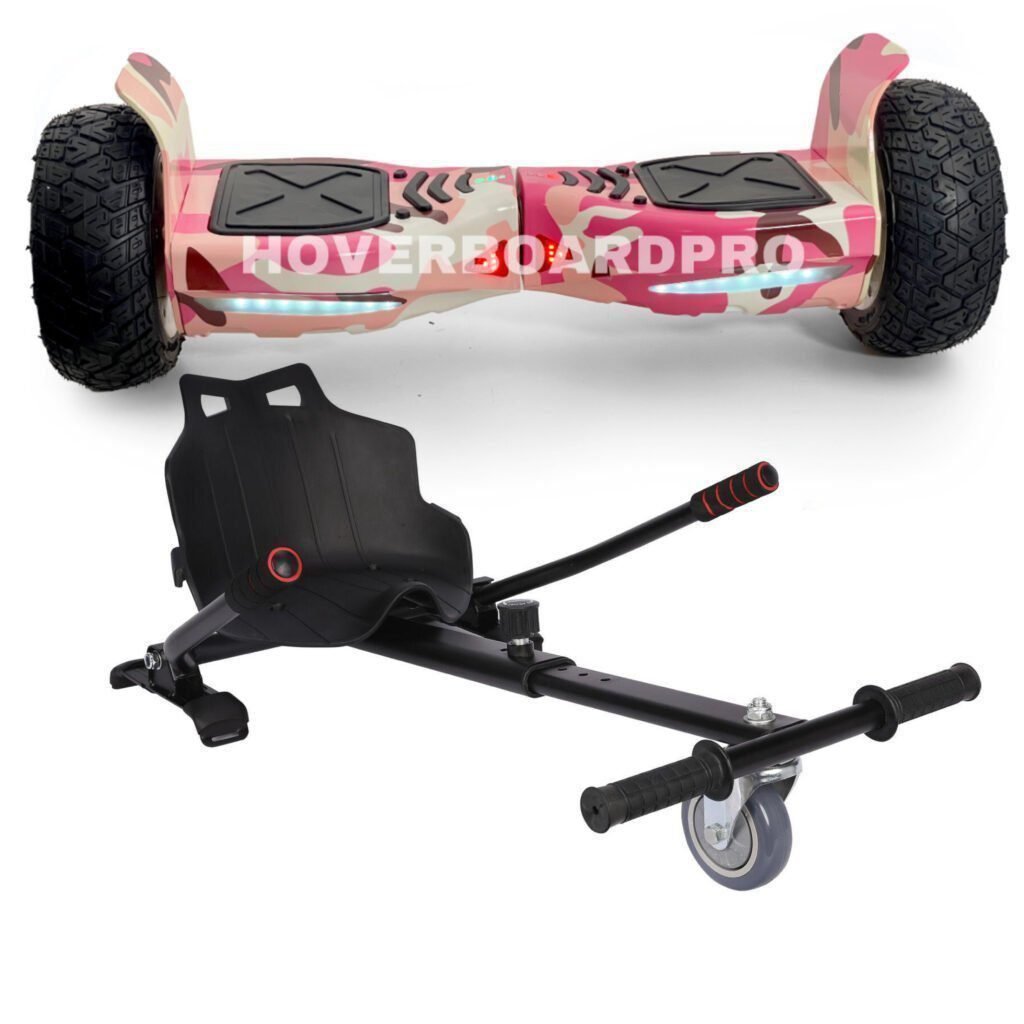 Hoverkart Blue Camo Bundle Blue Galaxy 8.5" Hummer Off Road Bluetooth Hoverboard
